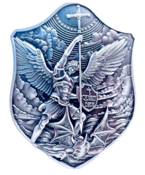 1911 Full Size Grips Archangel St Michael Shield Full Size UV ...