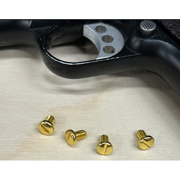 1911 Gold Plated Grip Screws - 4 pack — WoodWorld of Texas