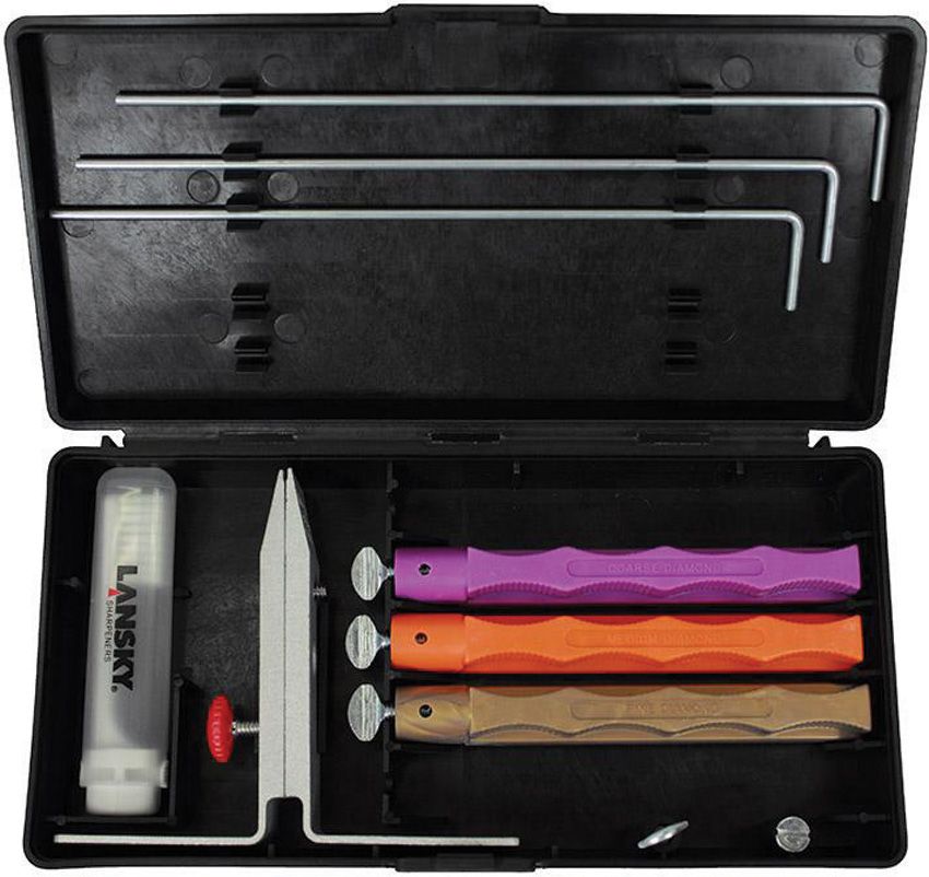 Lansky Standard Diamond Sharpening System 3 stone set — WoodWorld of Texas