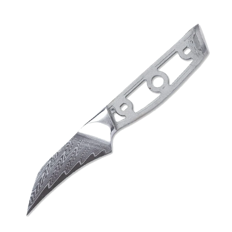 * VG10 Wave Pattern - Paring Knife Blank - Hawkbill - VG10 Damascus ...