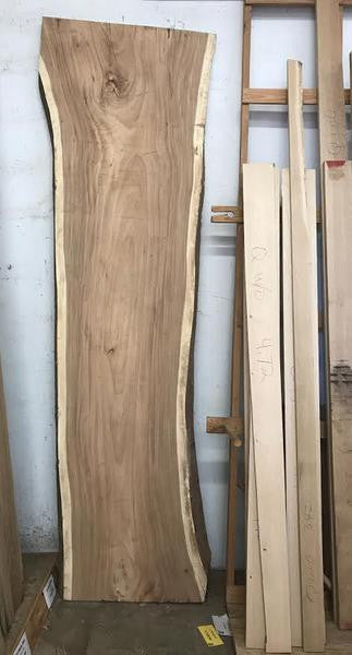 Monkey Pod Natural Edge Slab 135" Long 4" max Thickness 33"-40"" Wide ...