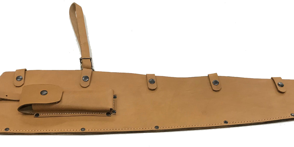 Heavy Duty One-Man Saw Case - Heavy Duty Leather Fits 32-36" saws ...