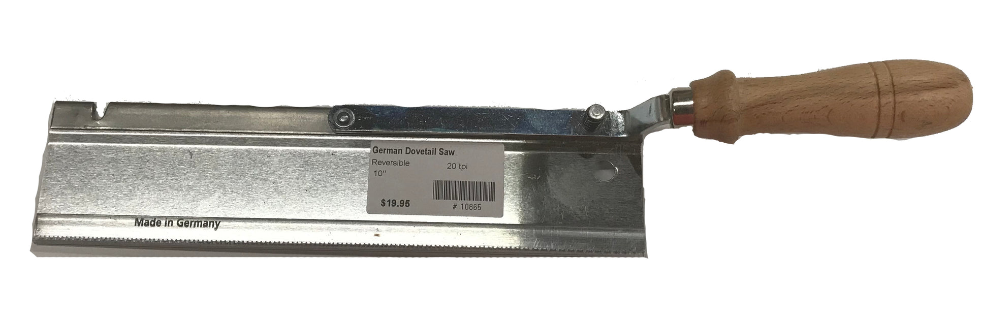 German Hand Saw - Dovetail Saw - Reversible - 20 tpi - 10" long - Baie ...