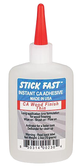 Stick Fast CA - Wood Finish - Thin 4.6 oz — WoodWorld of Texas